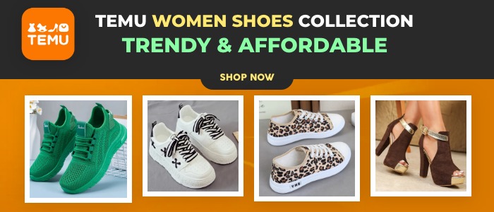 Temu Women Shoes Collection – Trendy & Affordable